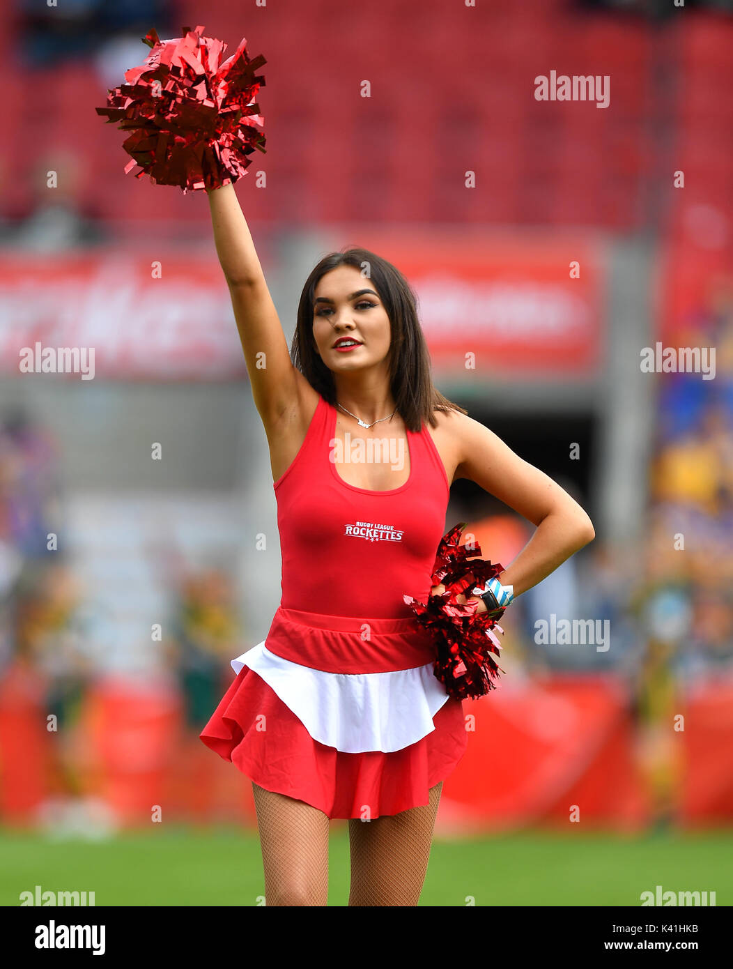 Rugby League Rockettes perform Stock Photo - Alamy