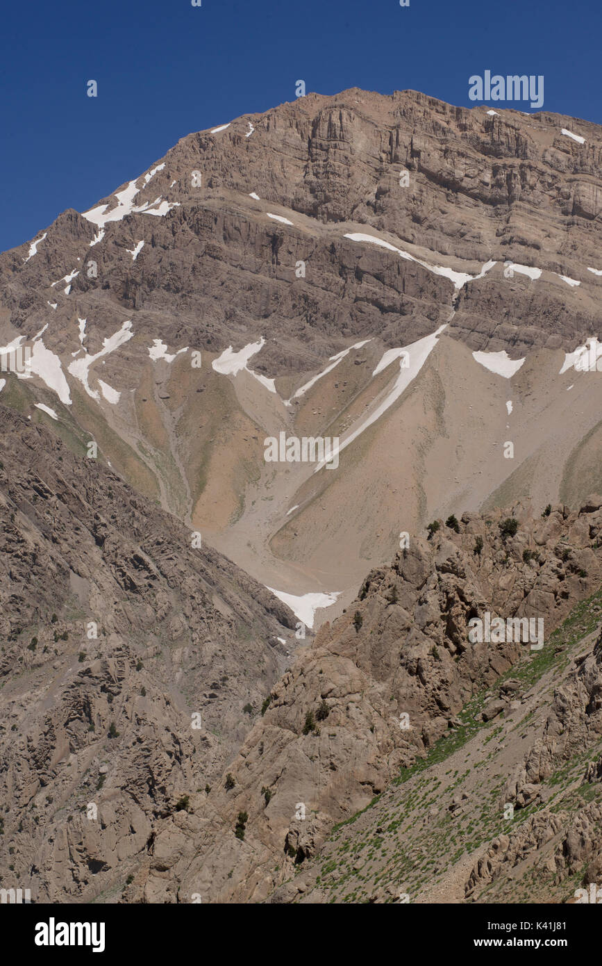 Zagros mountains, Central Iran. Part of the Dana Massif, near Yasuj ...