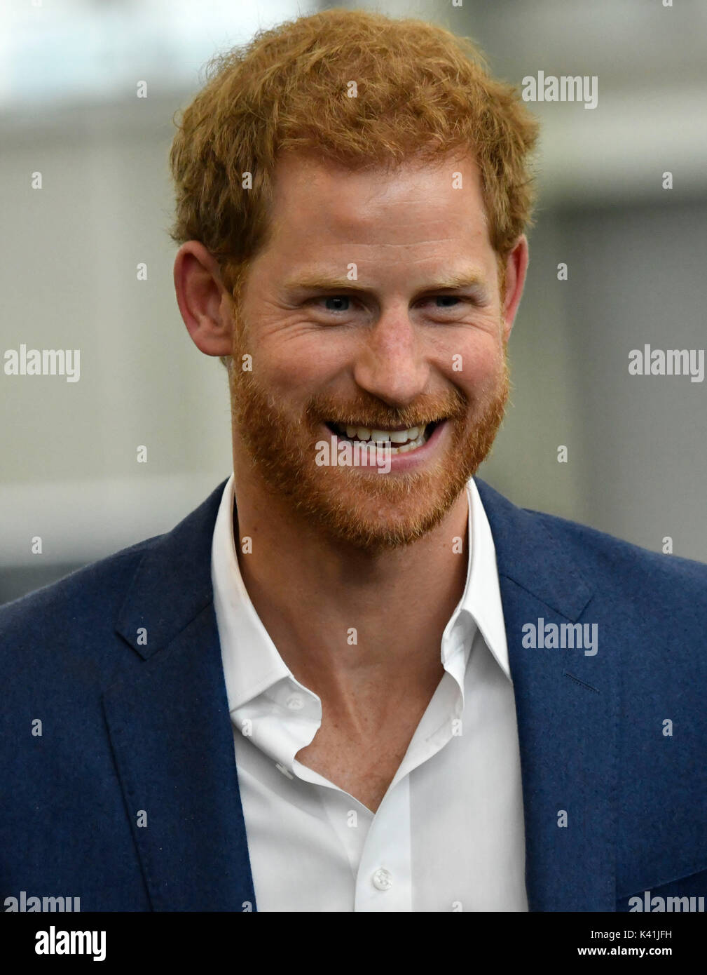 Prince Harry at a Coach Core training session with local schoolchildren ...