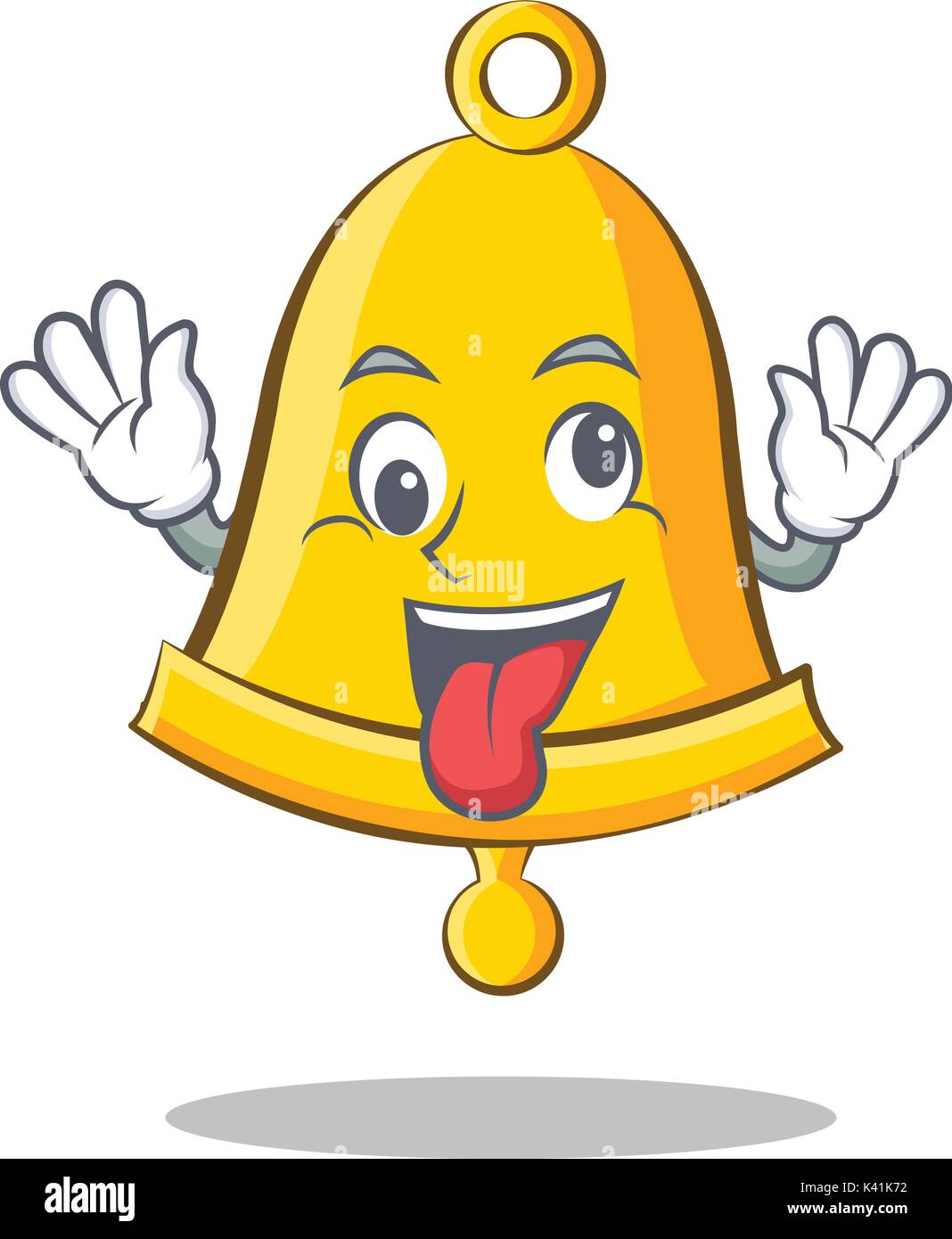 Crazy school bell character cartoon Stock Vector Image & Art - Alamy