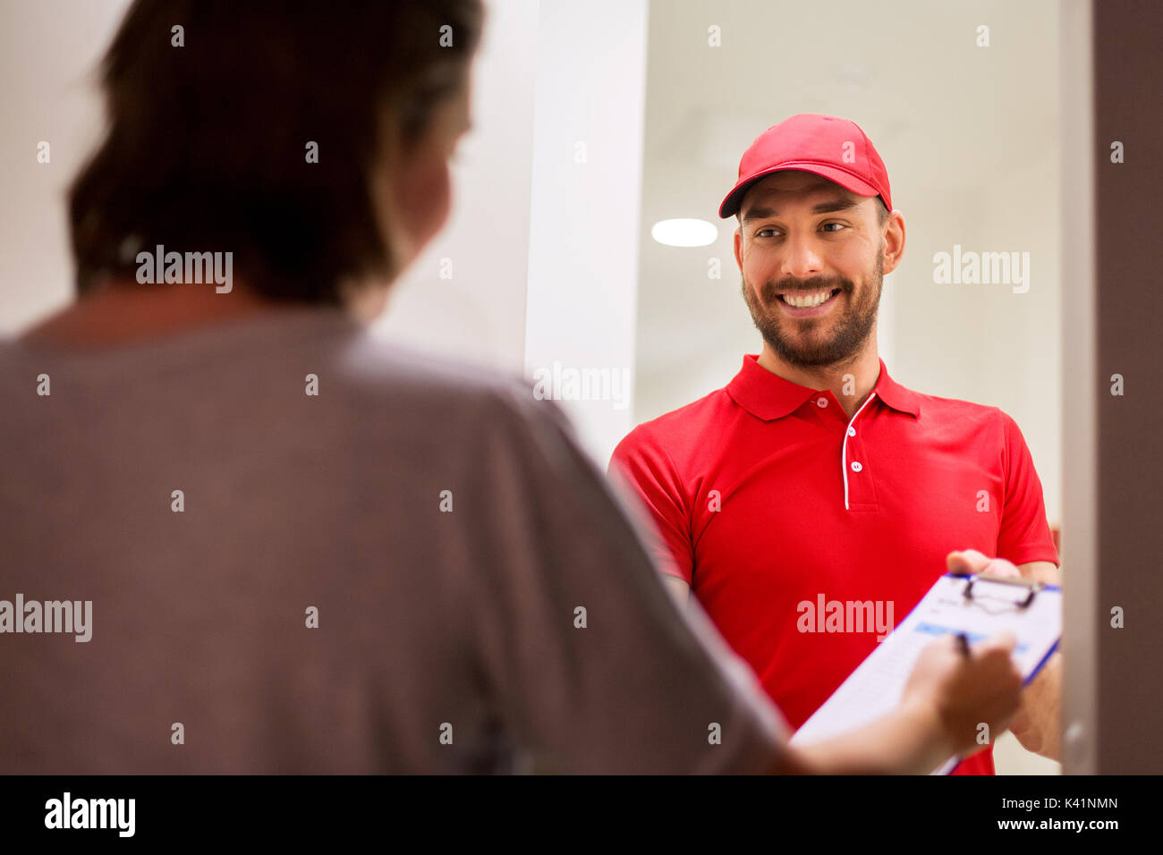 Postal customer hi-res stock photography and images - Alamy