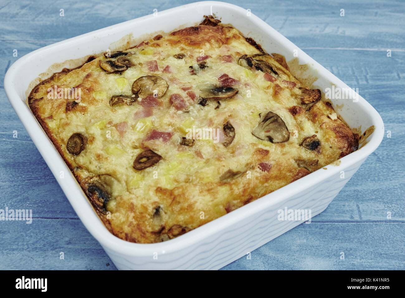 A studio photo of an egg bake Stock Photo - Alamy
