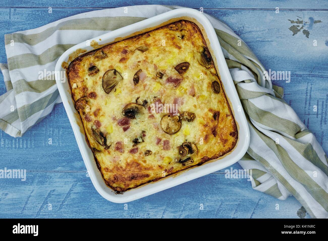 A studio photo of an egg bake Stock Photo - Alamy