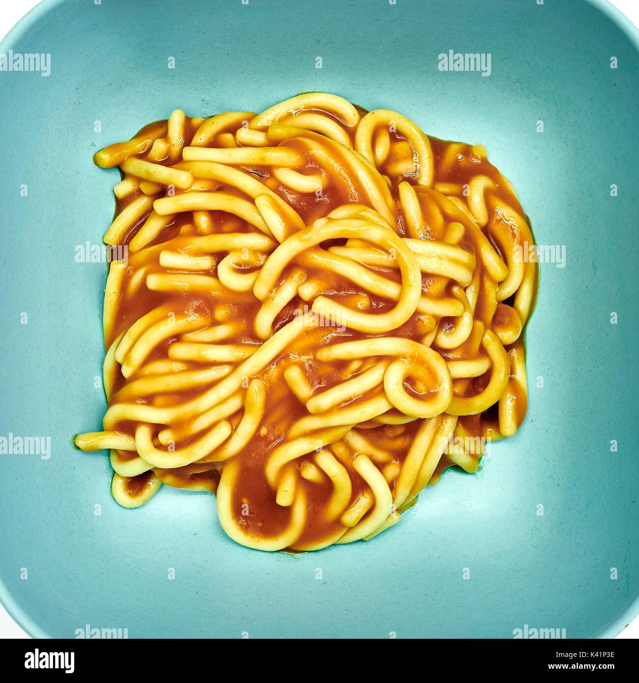 A studio photo of canned spaghetti Stock Photo - Alamy