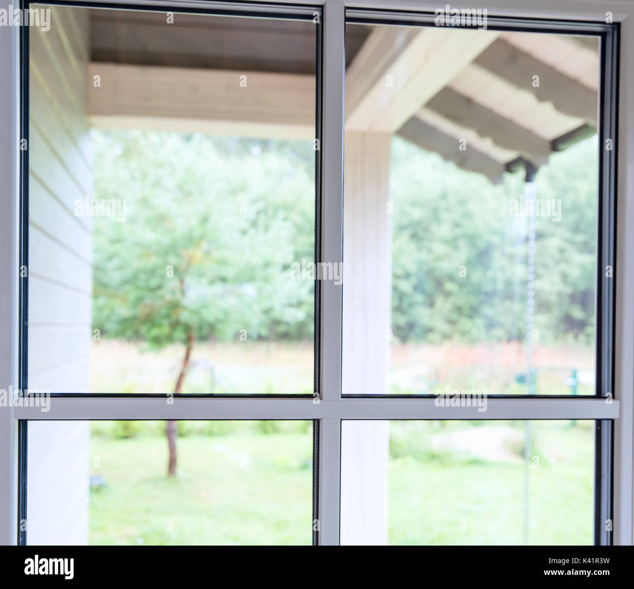 Modern residential window Stock Photo - Alamy