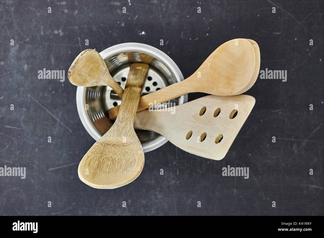 A studio photo of kitchen utensils Stock Photo - Alamy