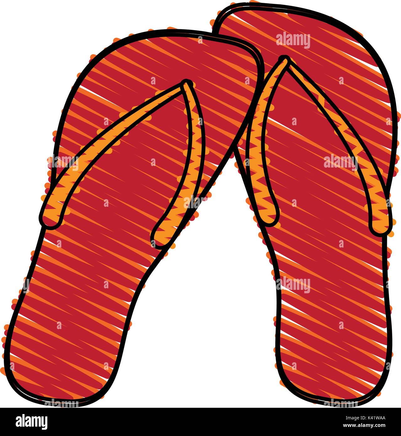 Isolated sandals design Stock Vector Image & Art - Alamy