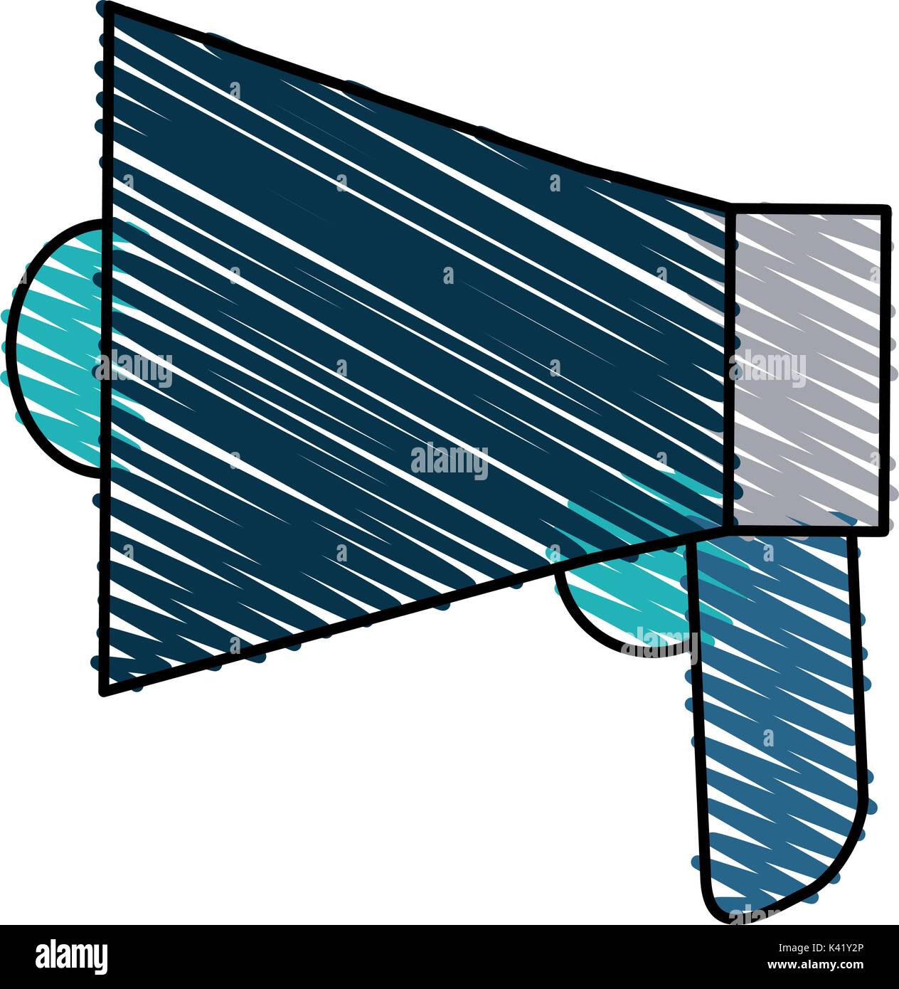 Isolated megaphone design Stock Vector Image & Art - Alamy