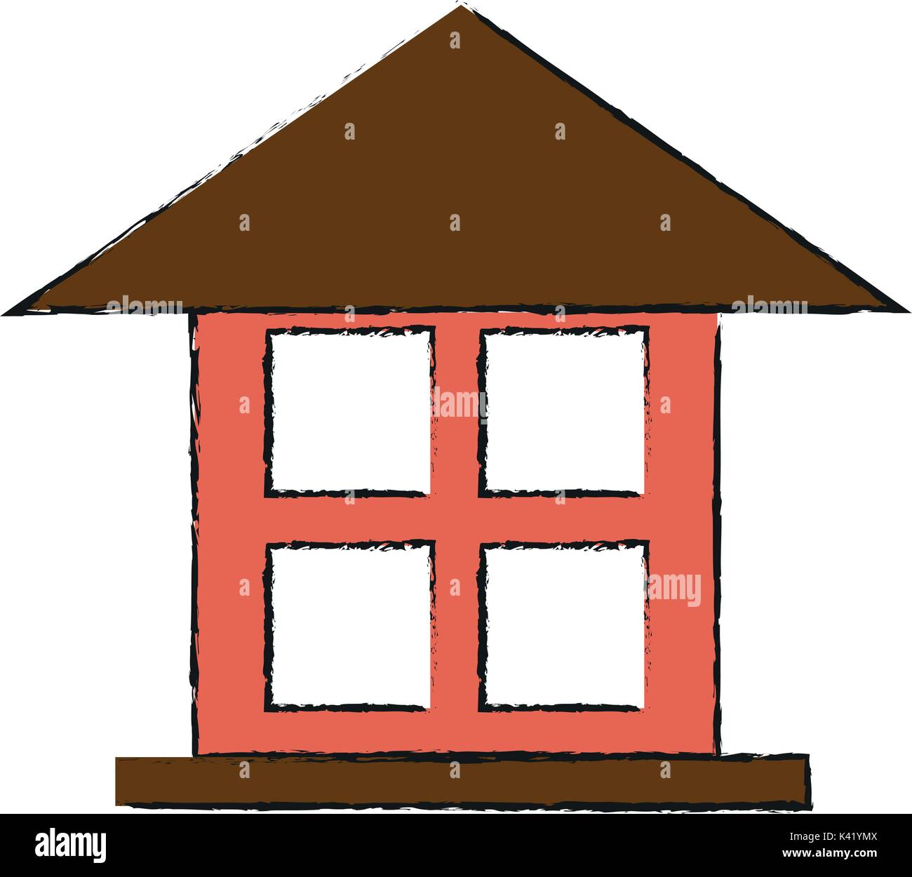 Isolated house design Stock Vector Image & Art - Alamy