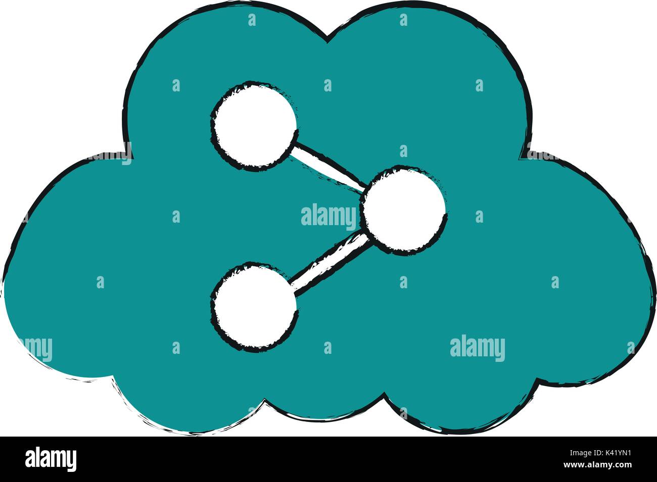 Isolated cloud computing design Stock Vector Image & Art - Alamy