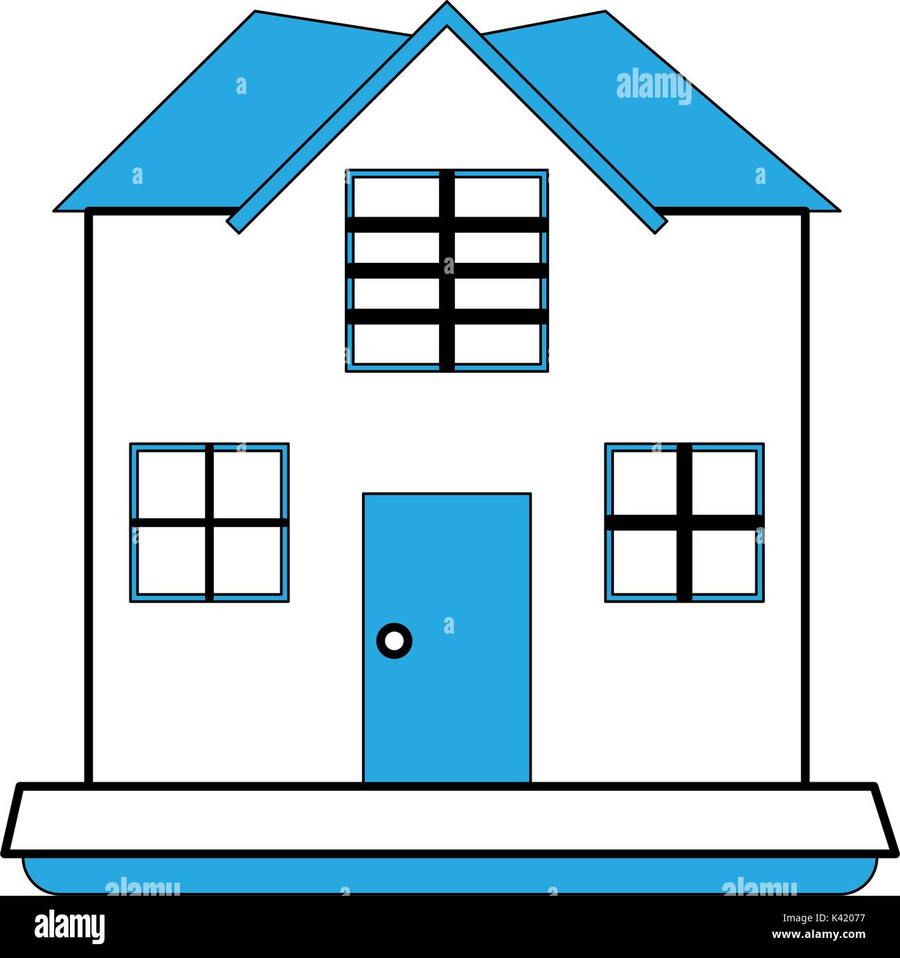 Isolated house design Stock Vector Image & Art - Alamy