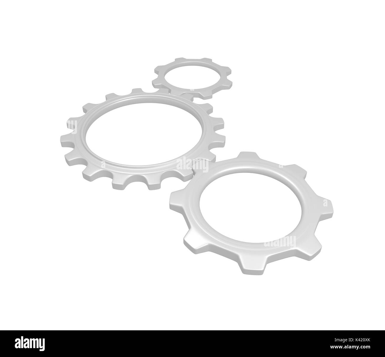 Three gears icon hi-res stock photography and images - Alamy