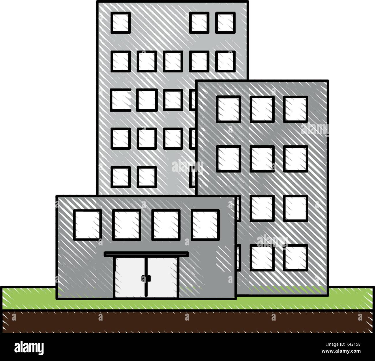 Isolated building design Stock Vector Image & Art - Alamy