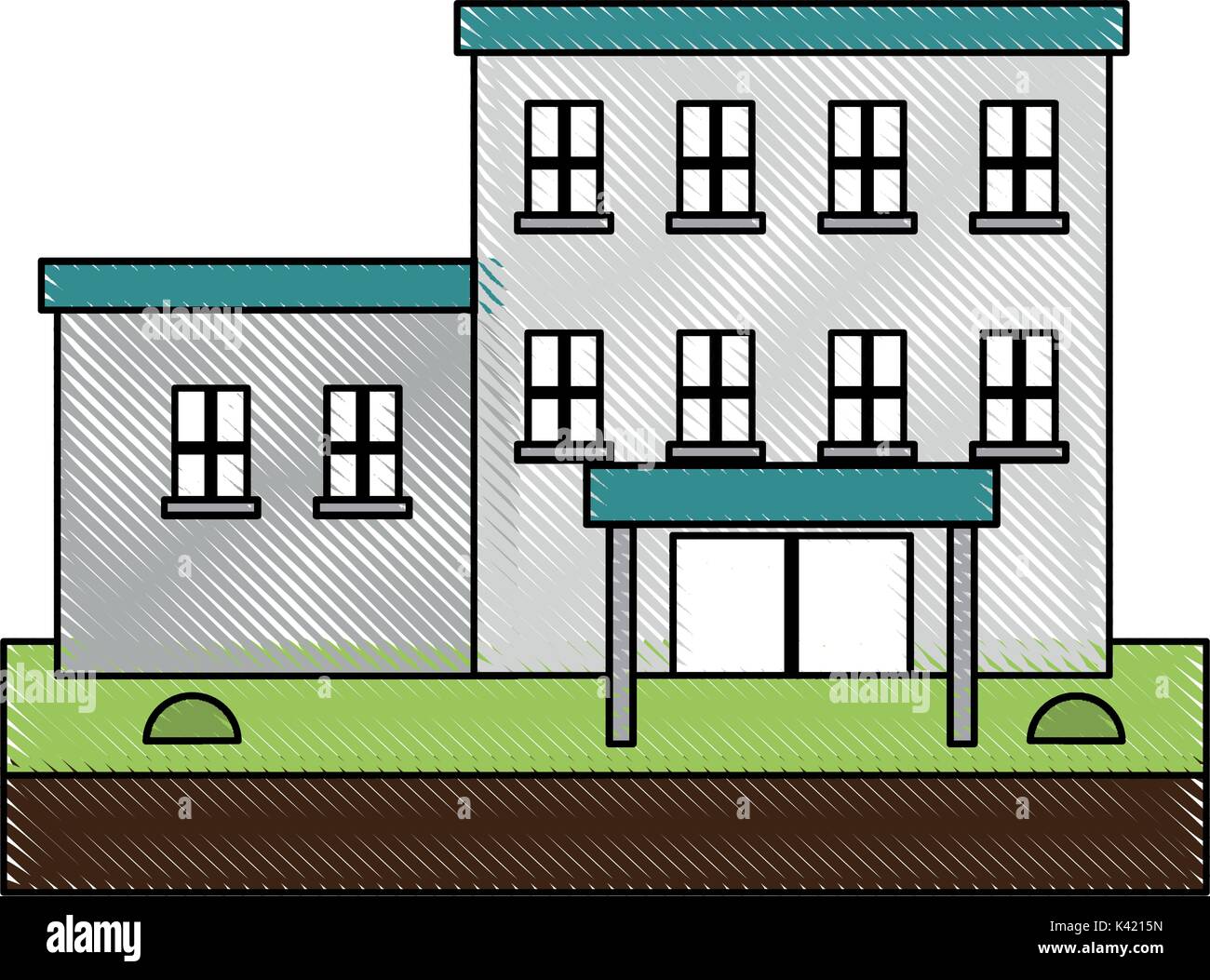Isolated building design Stock Vector Image & Art - Alamy