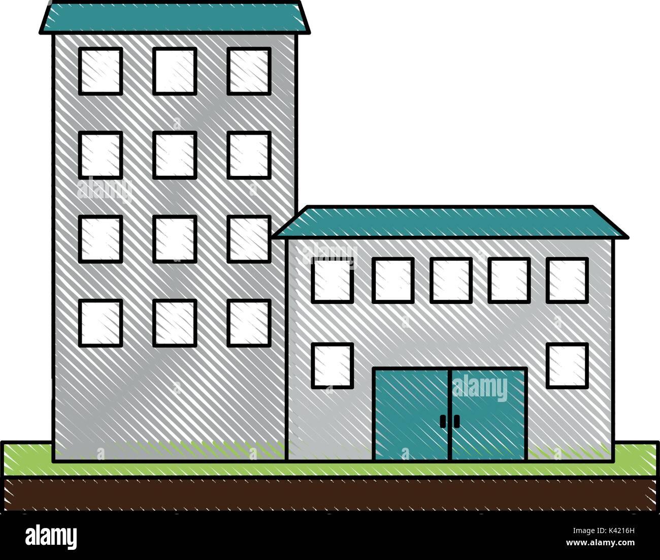 Isolated building design Stock Vector Image & Art - Alamy