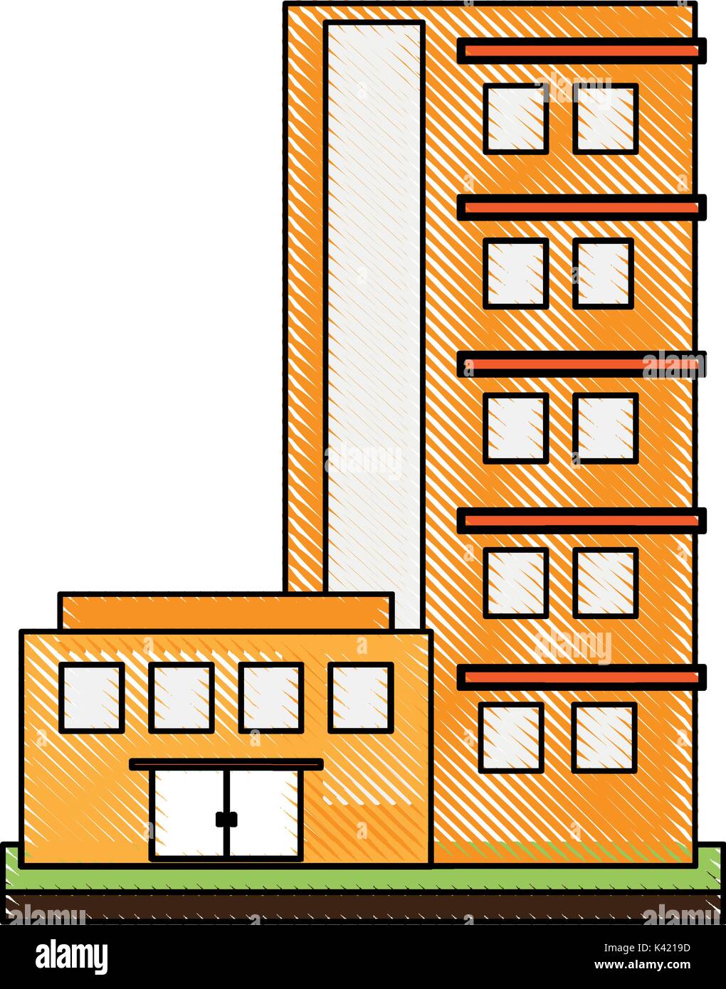 Isolated building design Stock Vector Image & Art - Alamy