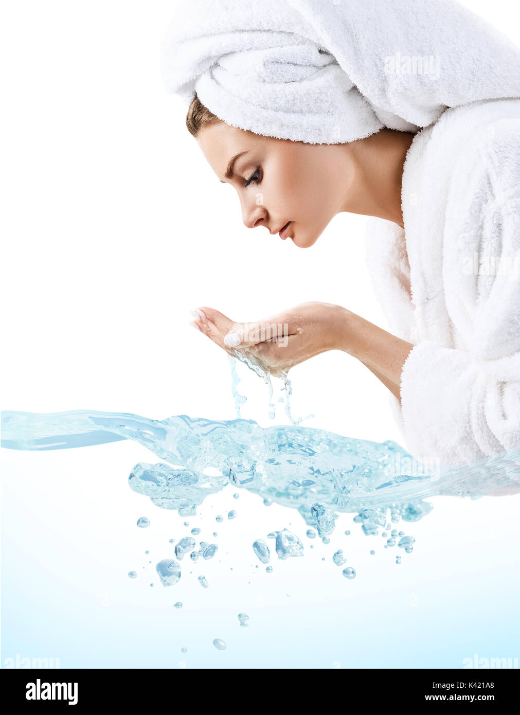 Washing face wash hi-res stock photography and images - Alamy