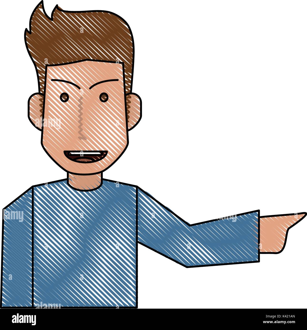 Isolated man cartoon design Stock Vector Image & Art - Alamy