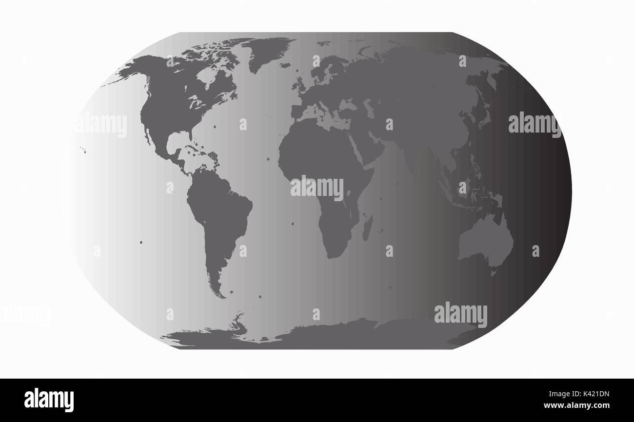 Planet Earth with world map Stock Vector Image & Art - Alamy