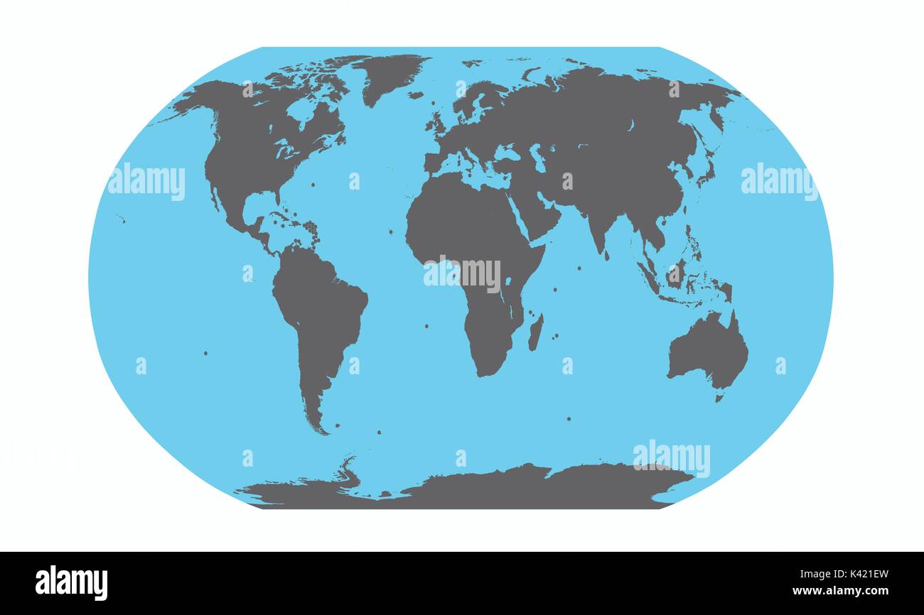 Planet Earth with world map Stock Vector Image & Art - Alamy