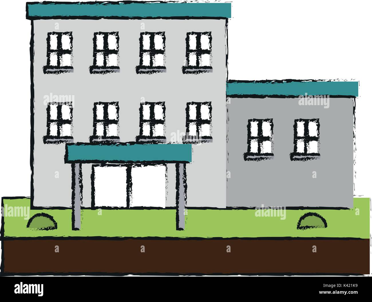 Isolated building design Stock Vector Image & Art - Alamy