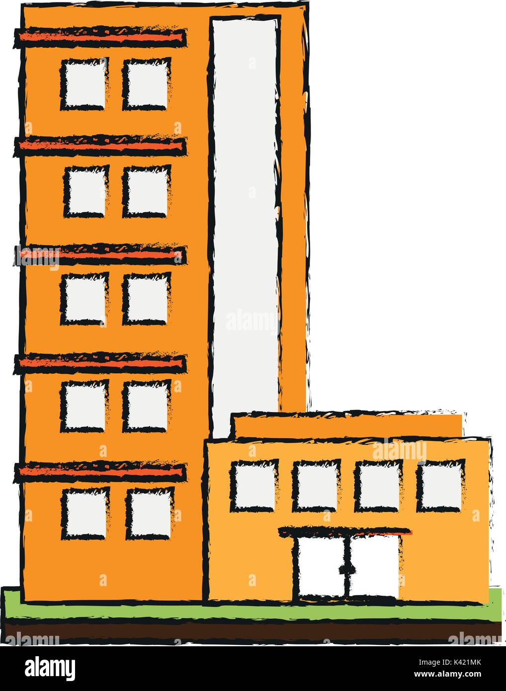 Isolated building design Stock Vector Image & Art - Alamy