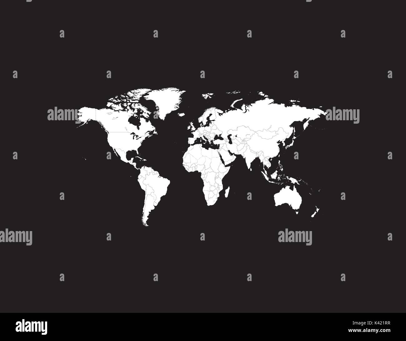World map vector Stock Vector Image & Art - Alamy