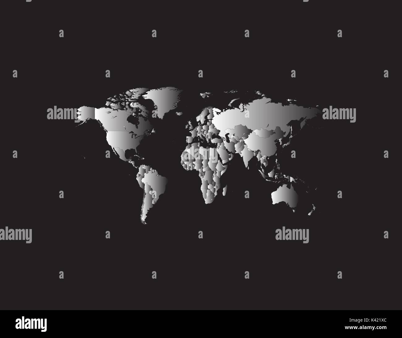 World map vector Stock Vector Image & Art - Alamy
