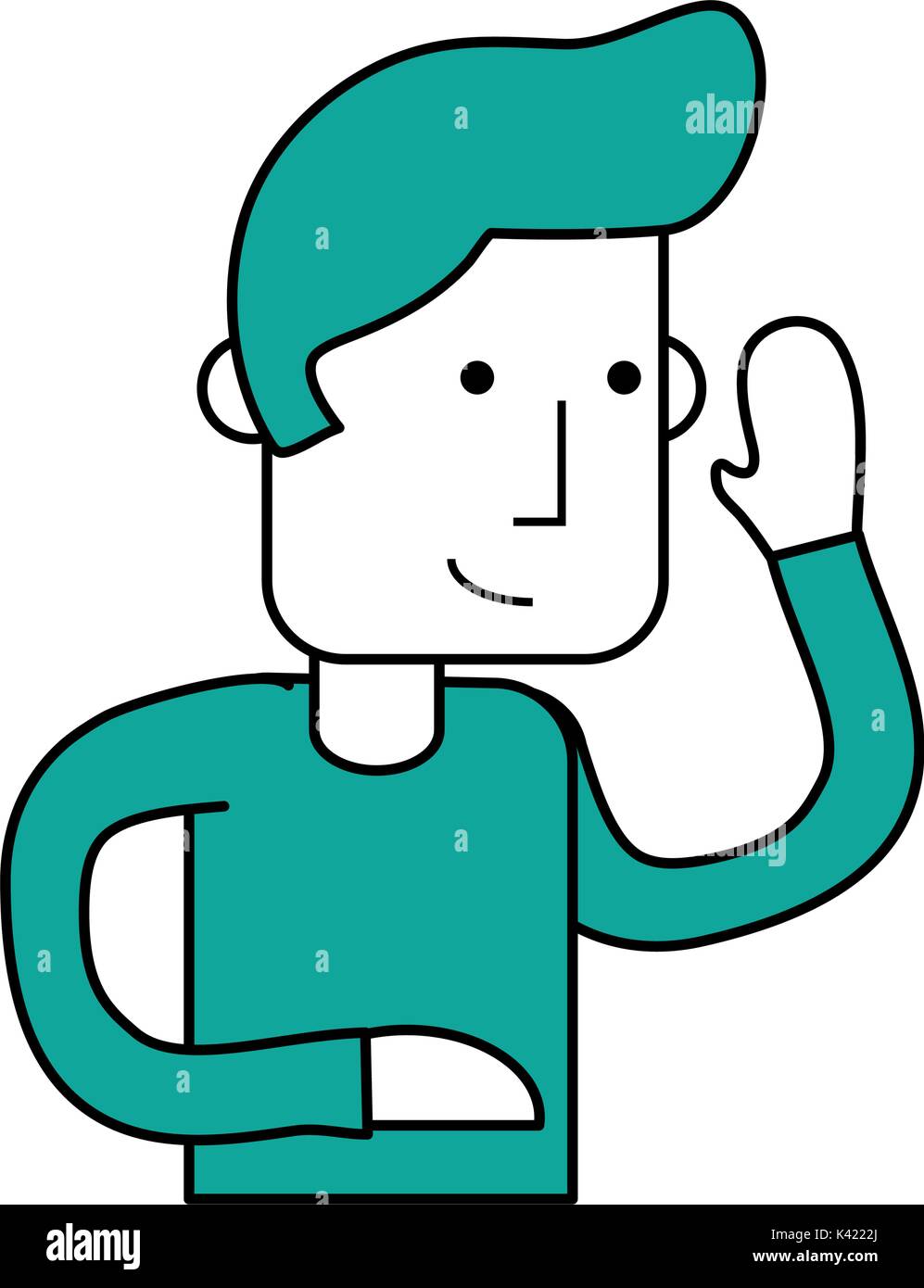 Isolated man cartoon design Stock Vector Image & Art - Alamy