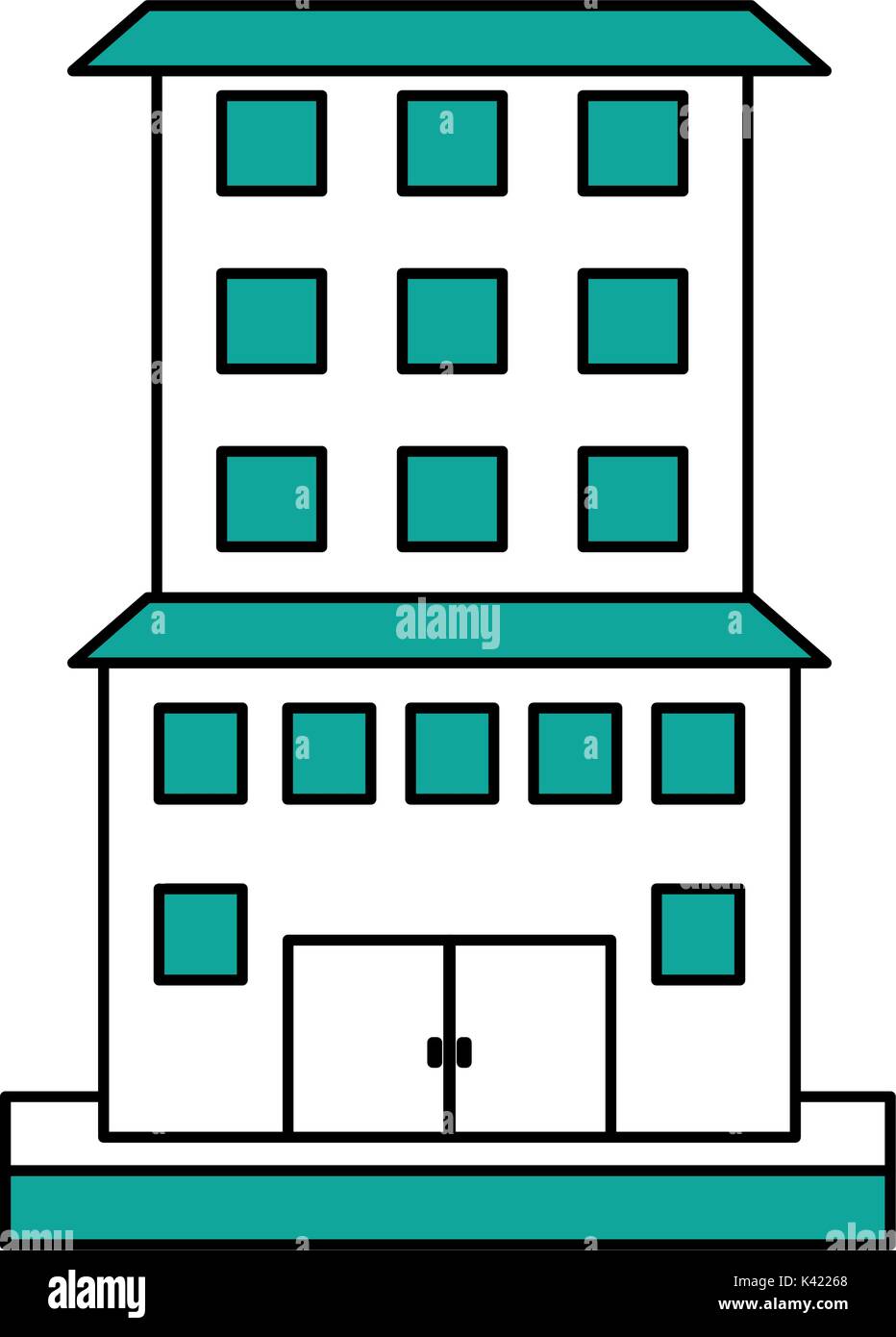 Isolated building design Stock Vector Image & Art - Alamy