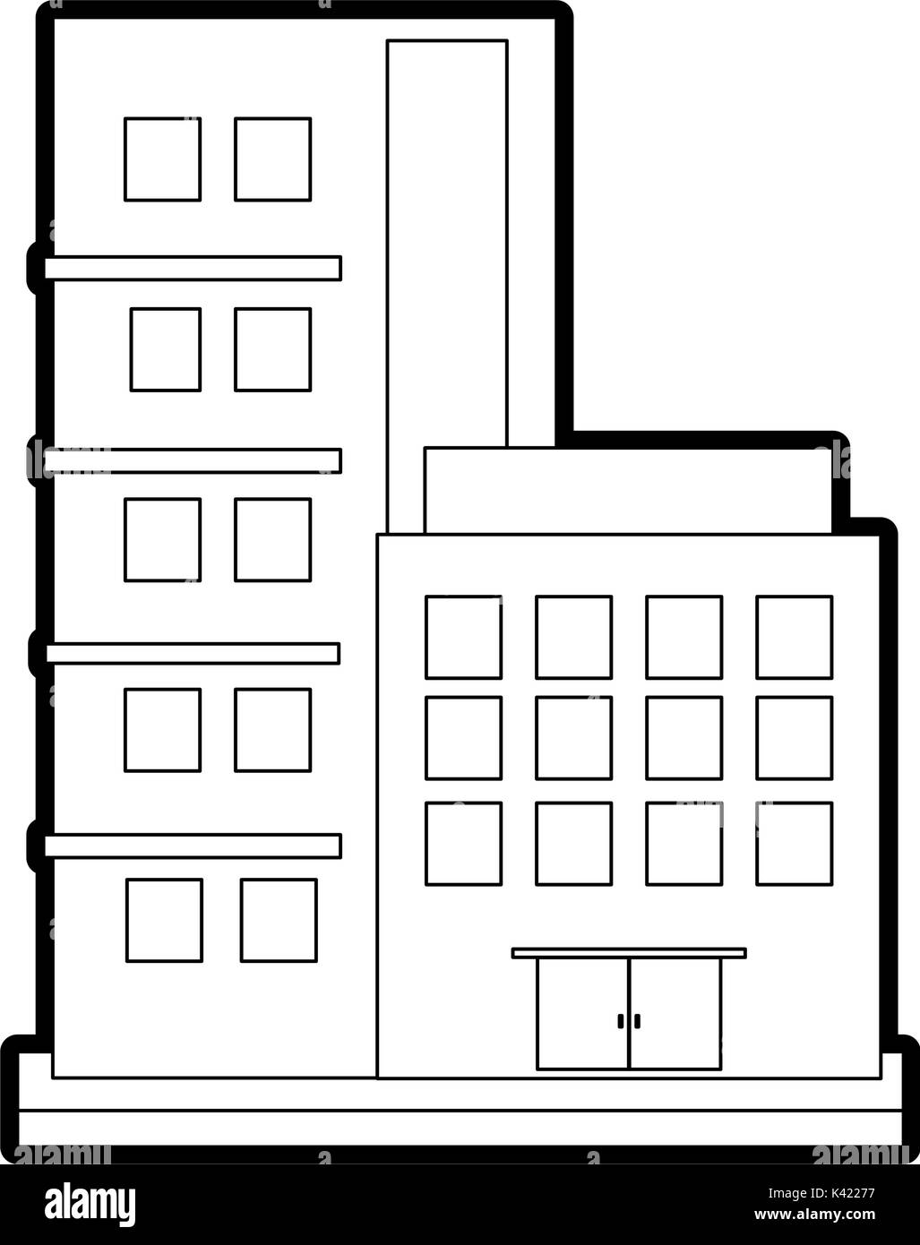 Isolated building design Stock Vector Image & Art - Alamy