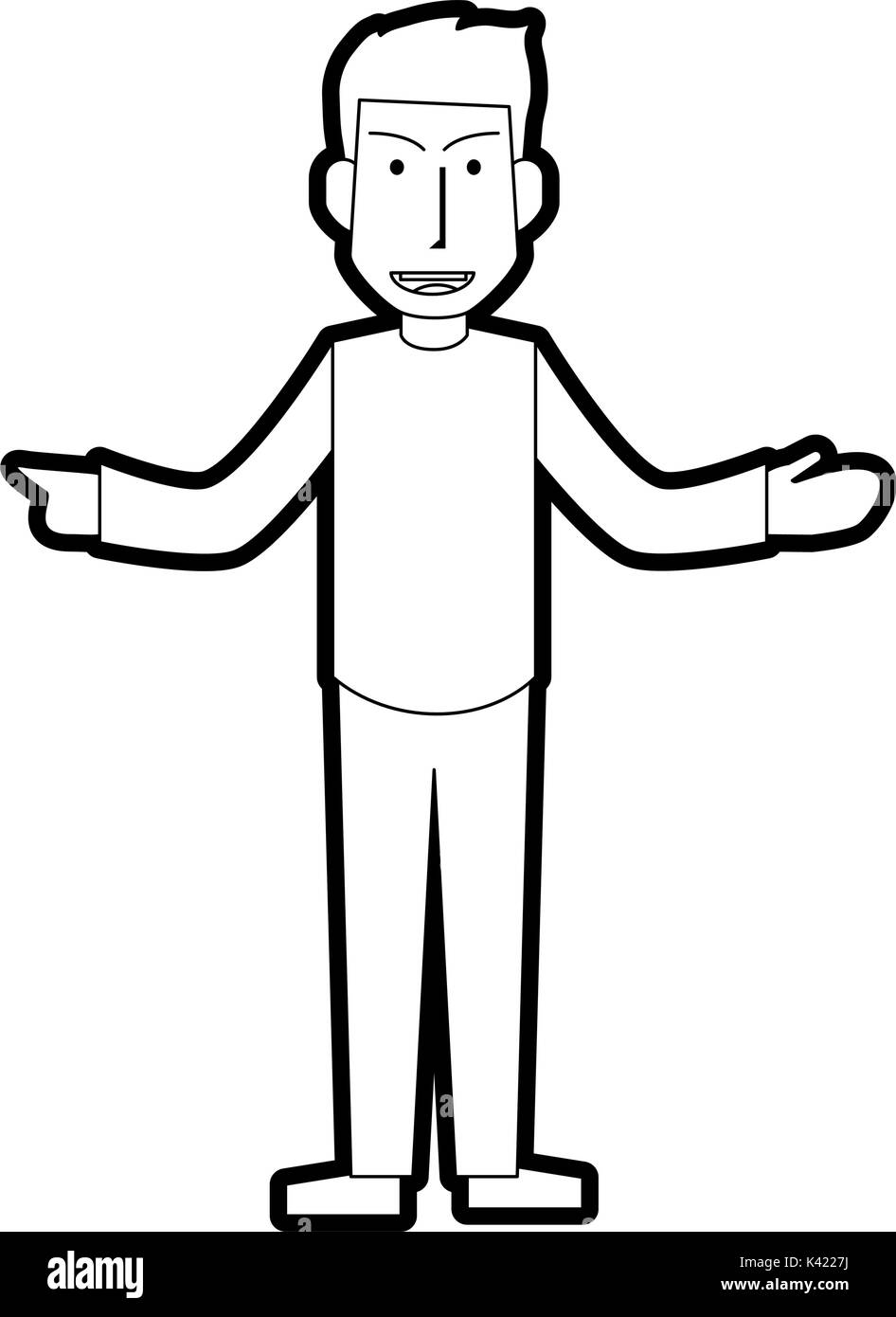 Isolated man cartoon design Stock Vector Image & Art - Alamy