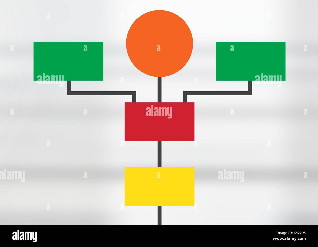 Digital composite of Colorful mind map over bright background Stock ...