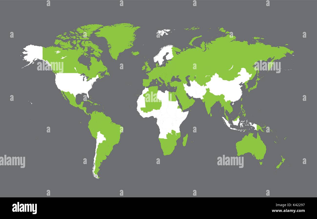 world map infographic Stock Vector Image & Art - Alamy