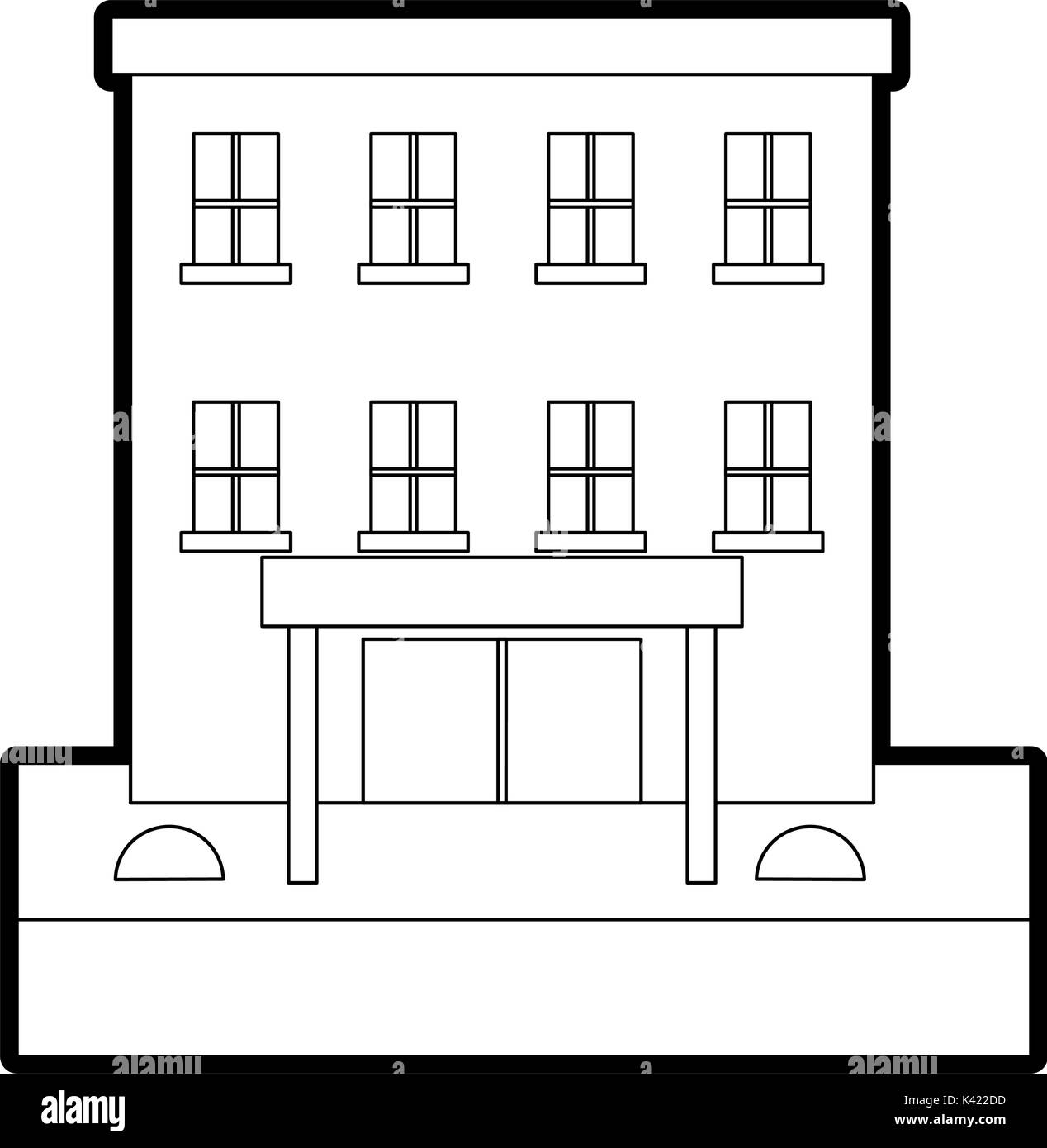 Isolated building design Stock Vector Image & Art - Alamy