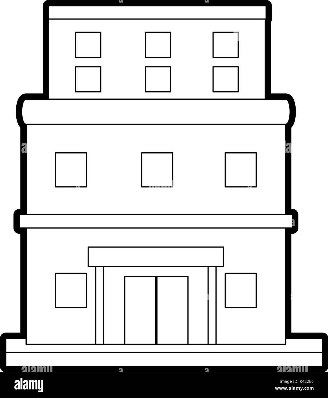 Isolated building design Stock Vector Image & Art - Alamy