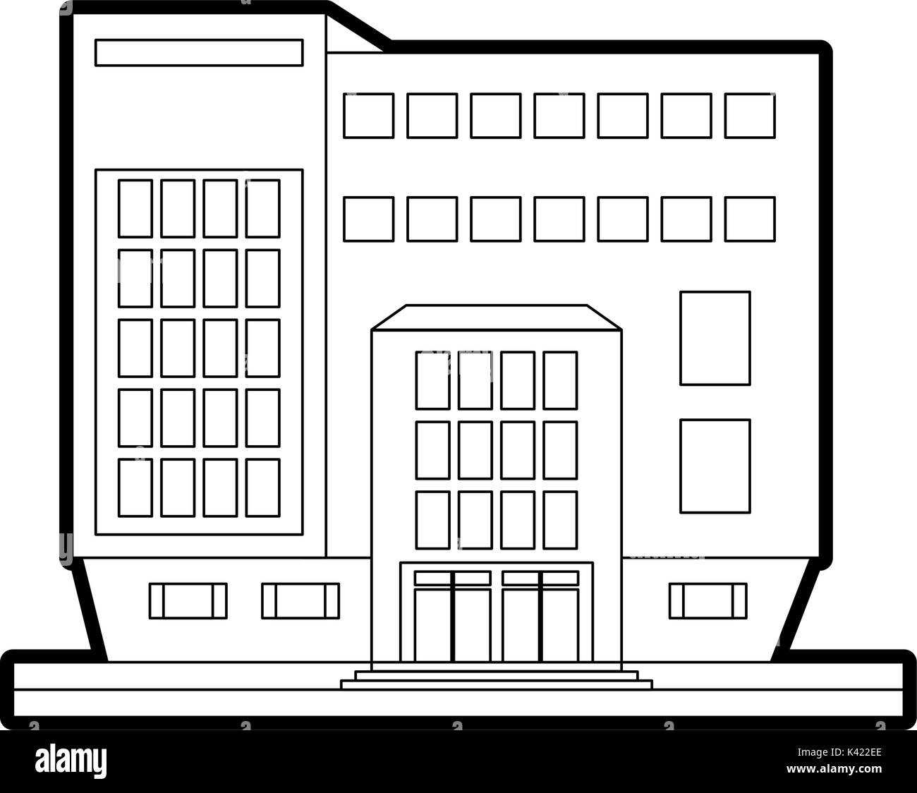 Isolated building design Stock Vector Image & Art - Alamy