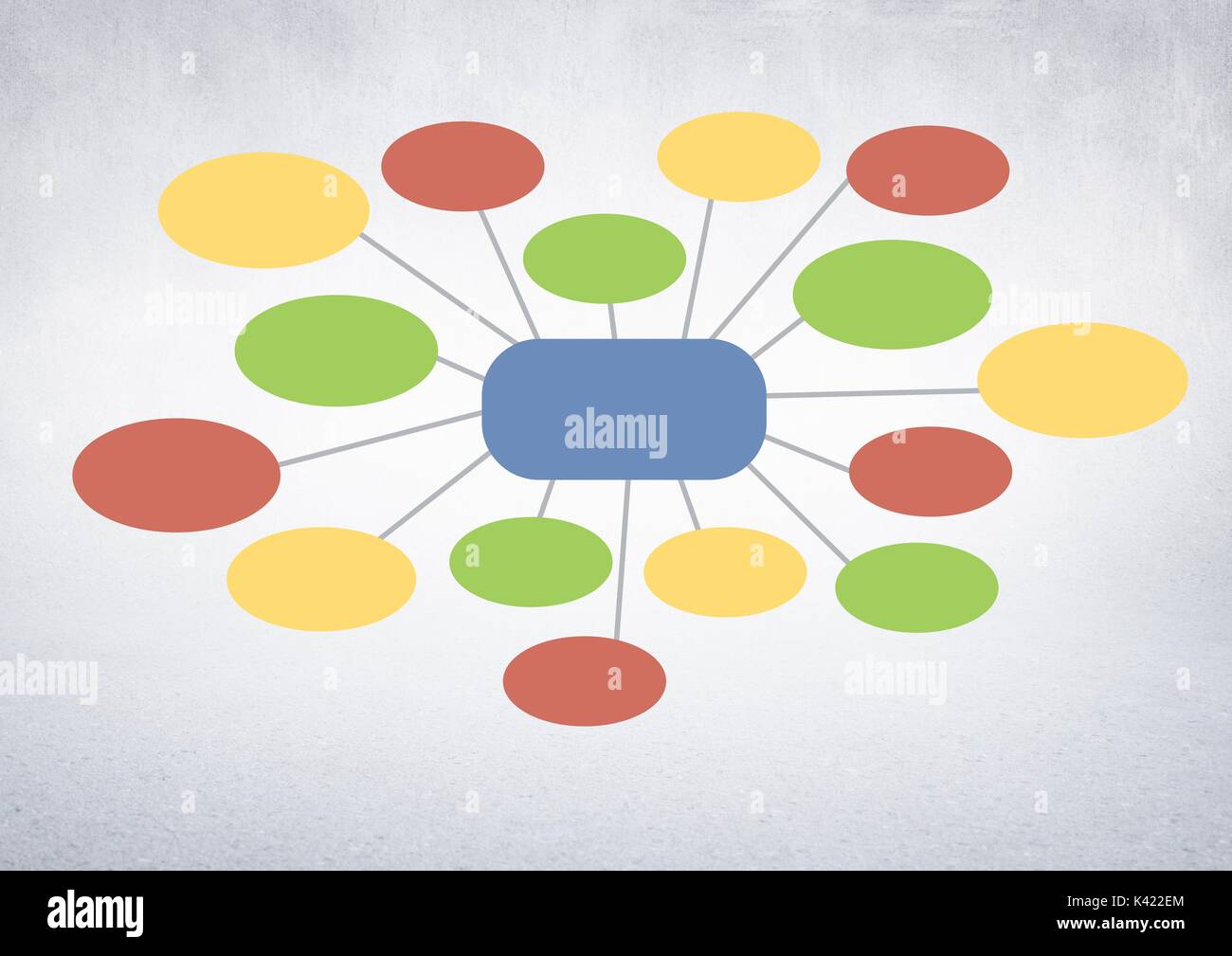 Digital composite of Colorful mind map over bright background Stock ...