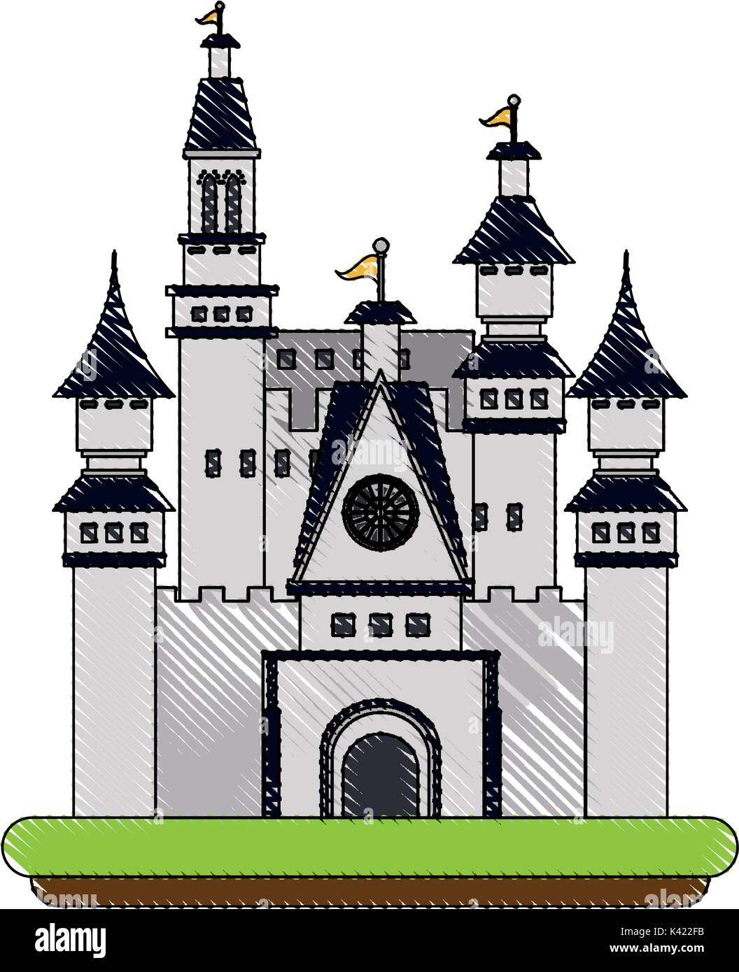 Isolated castle design Stock Vector Image & Art - Alamy