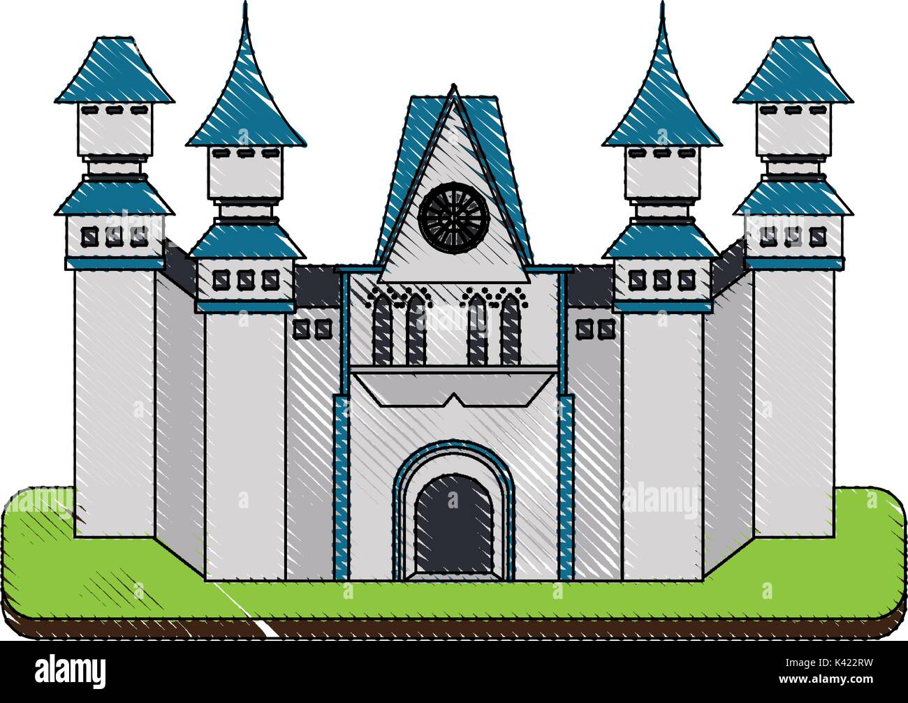 Isolated castle design Stock Vector Image & Art - Alamy