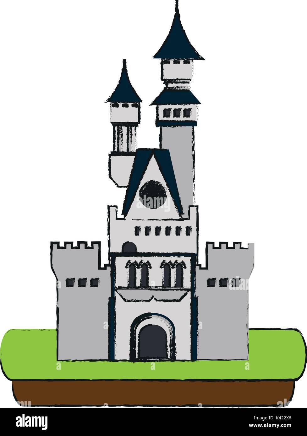 Isolated castle design Stock Vector Image & Art - Alamy