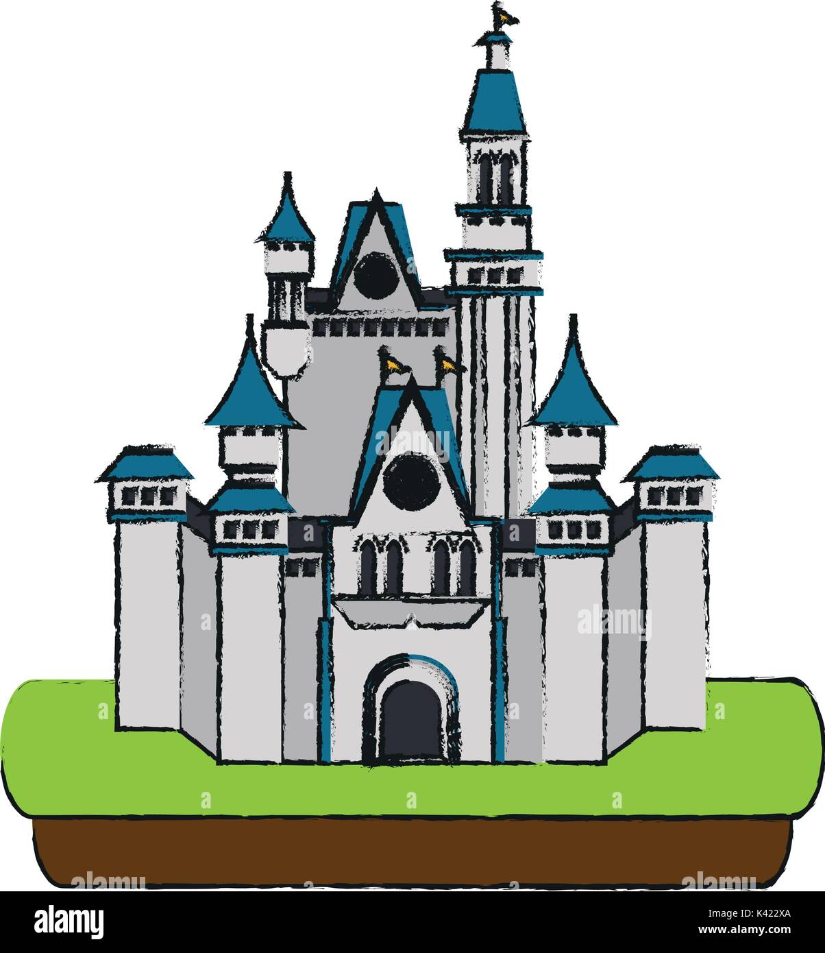 Isolated castle design Stock Vector Image & Art - Alamy