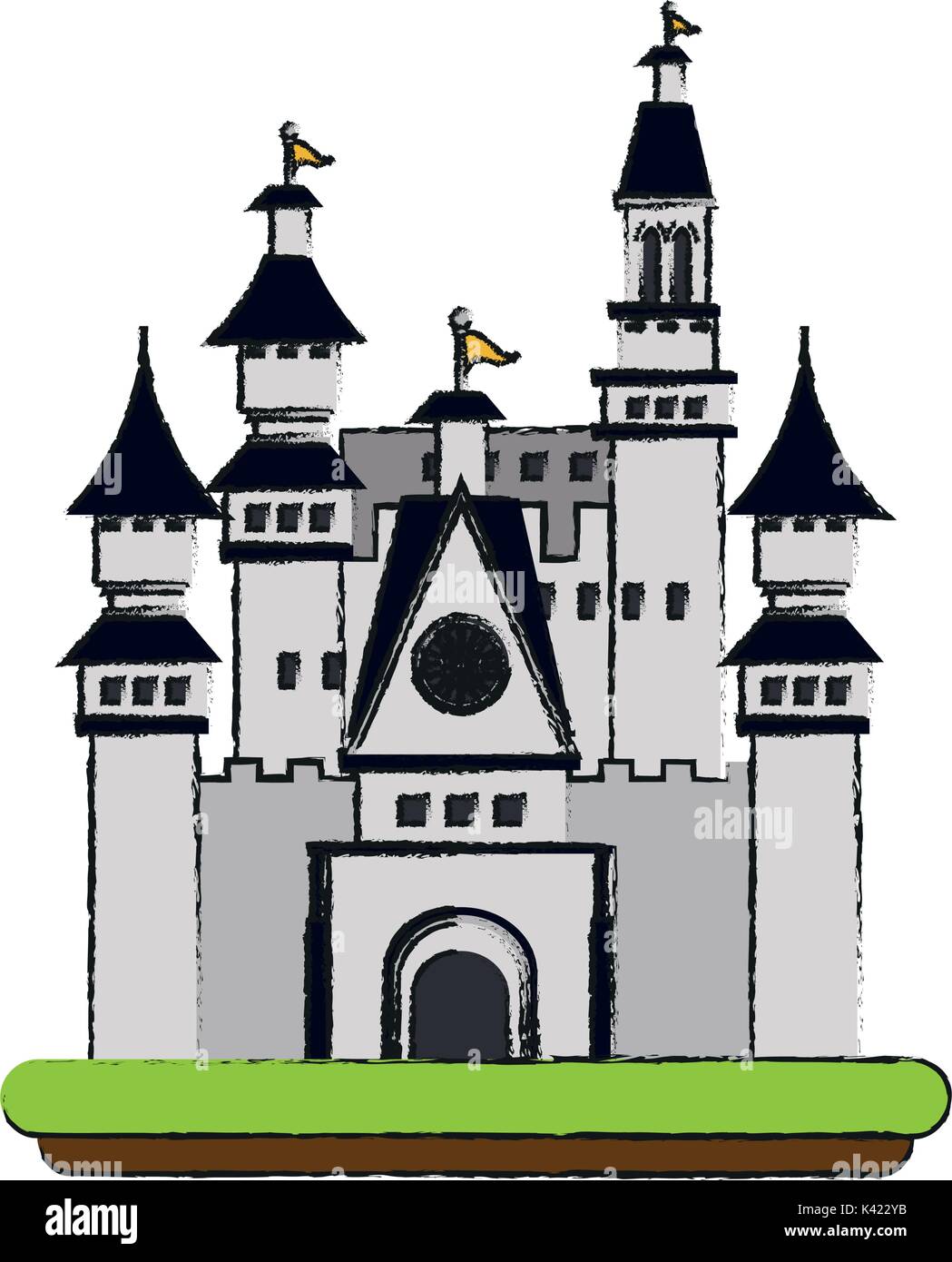 Isolated castle design Stock Vector Image & Art - Alamy