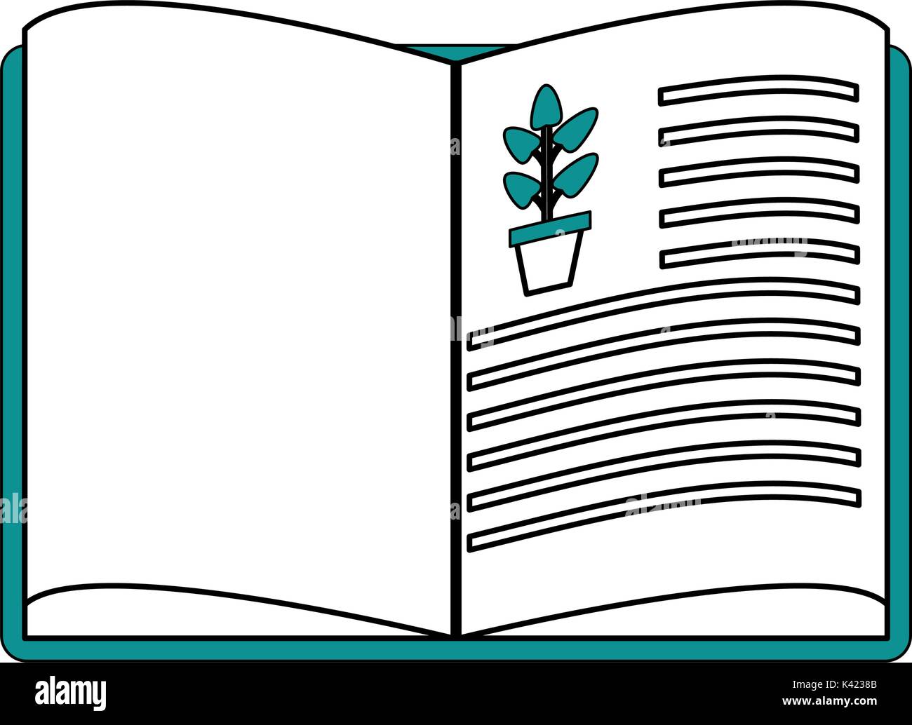 Isolated plants book design Stock Vector Image & Art - Alamy