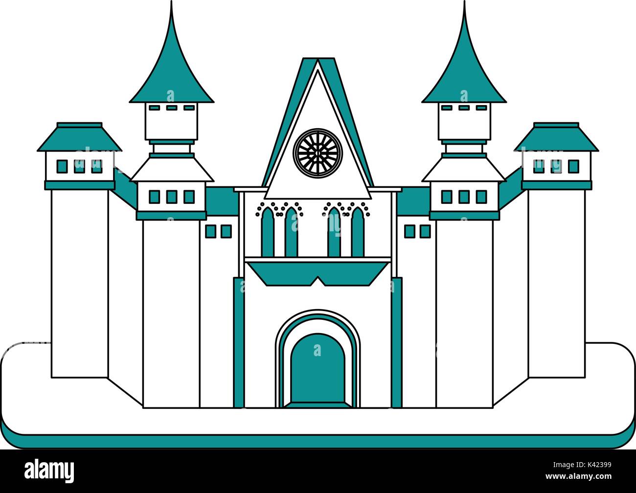 Isolated castle design Stock Vector Image & Art - Alamy