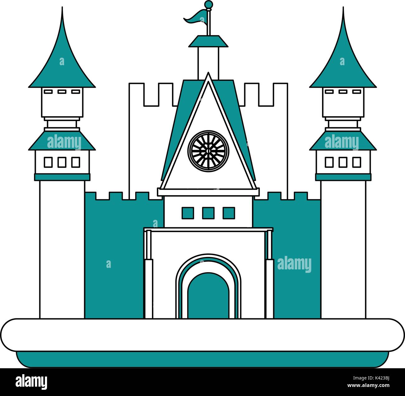 Isolated castle design Stock Vector Image & Art - Alamy