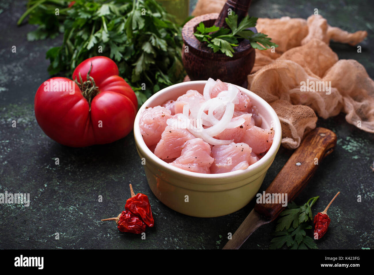 Chicken chops hi-res stock photography and images - Alamy