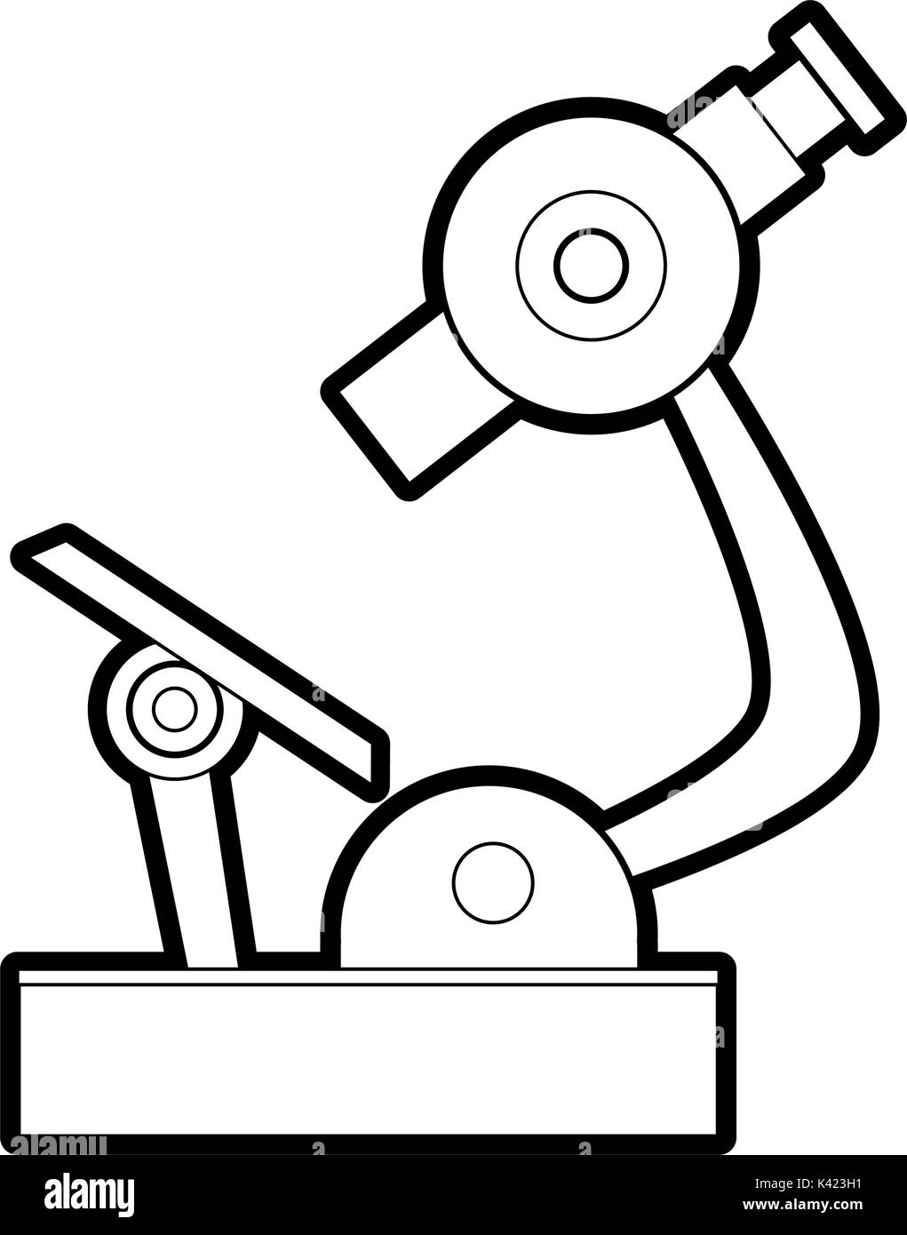 Isolated microscope design Stock Vector Image & Art - Alamy