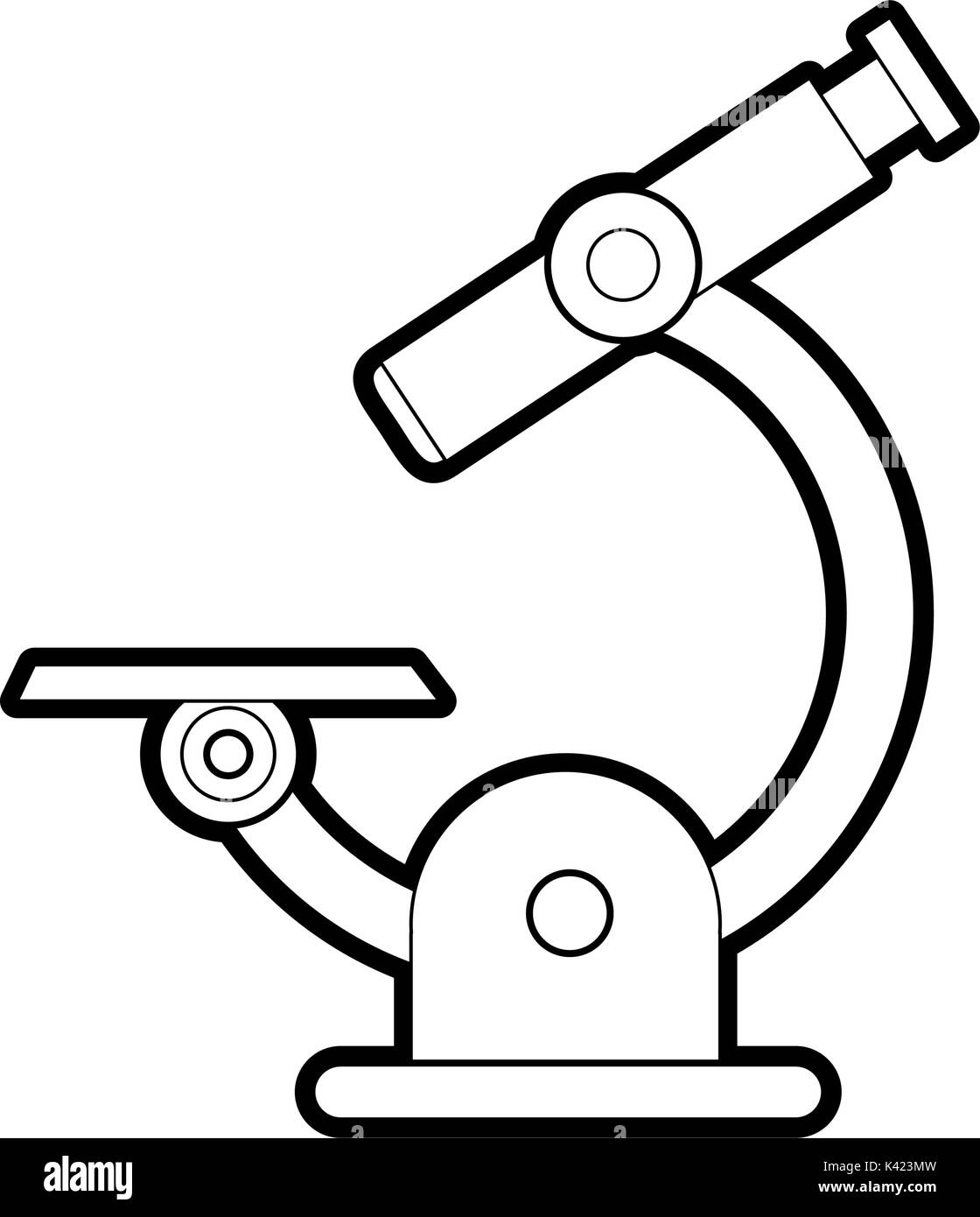 Isolated microscope design Stock Vector Image & Art - Alamy