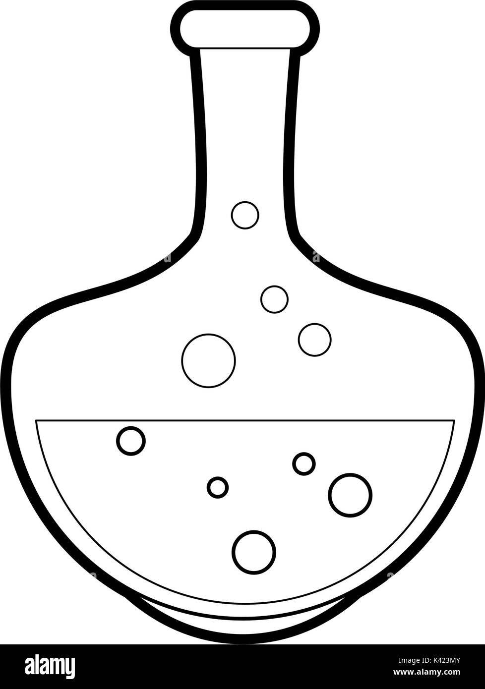 Isolated flask design Stock Vector Image & Art - Alamy